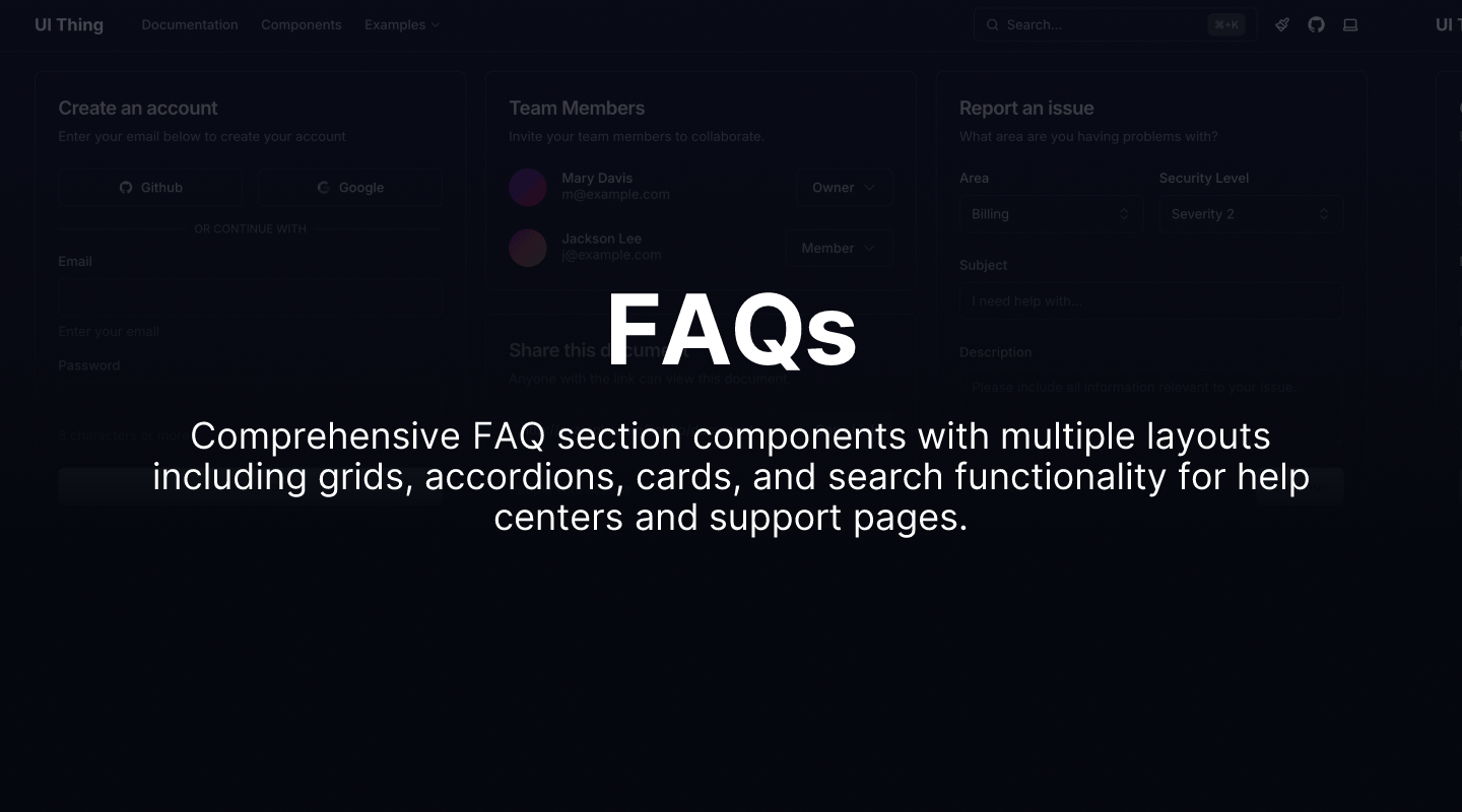 FAQs | UI Thing