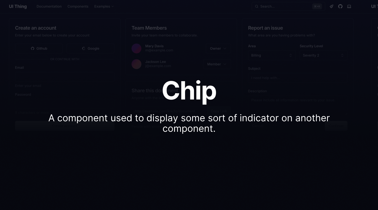 Chip | UI Thing